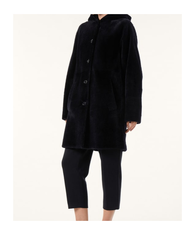 LORO PIANA Loro Piana Shearling Hooded Parka